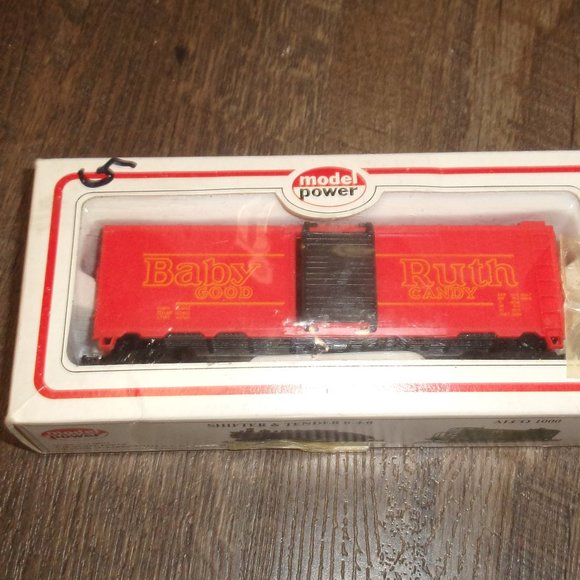 Vintage | Toys | Model Power Railroad Baby Ruth Box Car Train Set ...